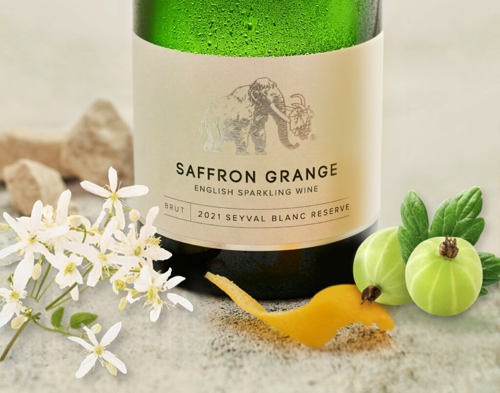 Seyval Blanc - English sparkling wine - Saffron Grange Vineyard